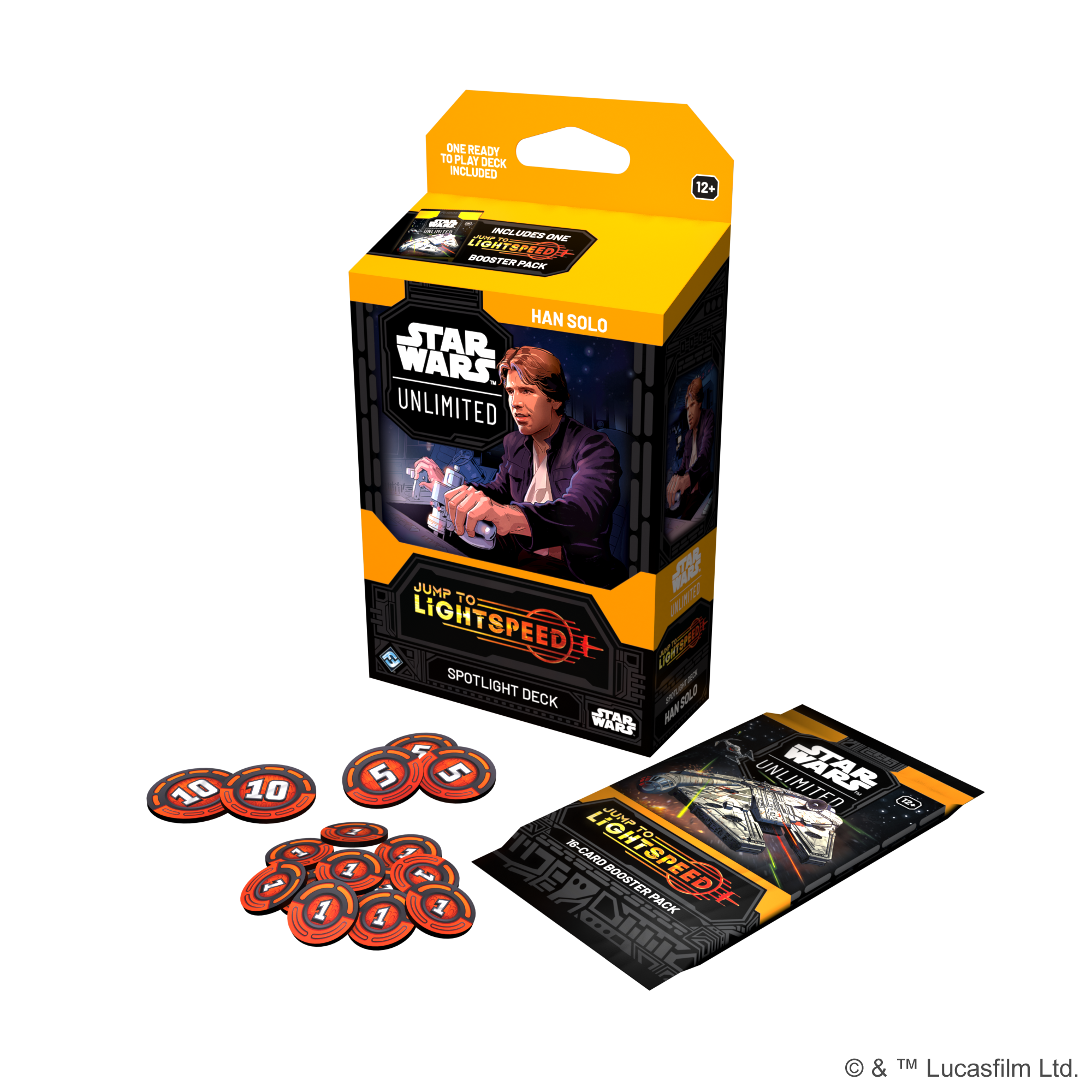 Star Wars Unlimited: Jump to Lightspeed Han Solo Spotlight Deck ...